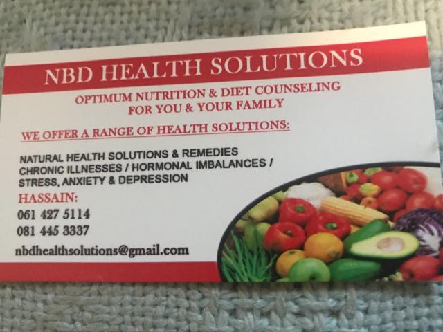NBD HEALTH SOLUTIONS | Health and Beauty Services