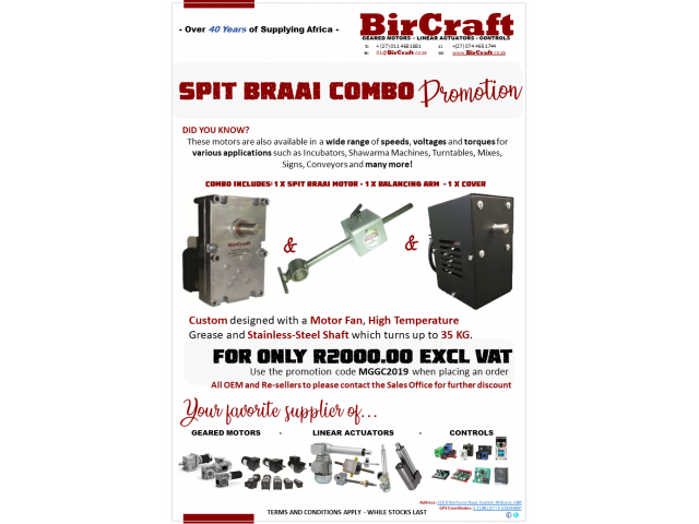 Spit Braai Combo Promotion | Garden and Braai
