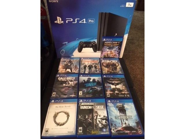 Brand New ps4 pro for sale including games | Consoles