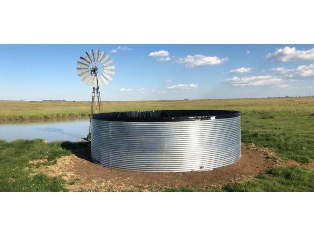 Corrugated Zinc Dam with Black PVC Lining | Other